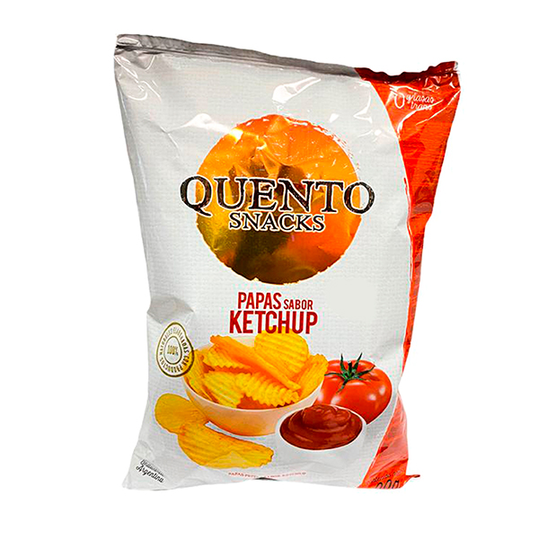 Papas Sabor Ketchup 番茄酱味薯片 (Quento Snacks) / x90gr – Casa China Oficial 中国屋