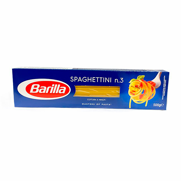 Spaghettini N°3 意大利面 (Barilla) / x500gr – Casa China Oficial 中国屋