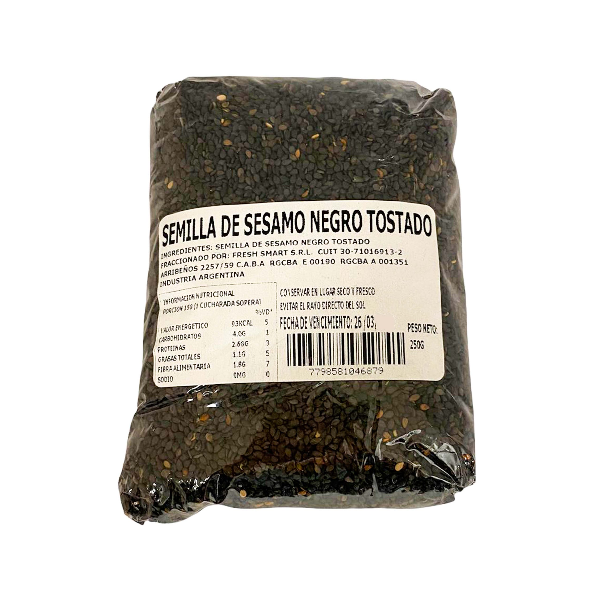 Semillas de Sésamo Negro Tostado 烤黑芝麻 (Casa China) / x250gr – Casa ...
